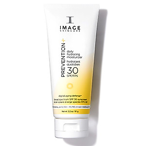 IMAGE Skincare, PREVENTION+ Daily Hydrating Moisturizer SPF 30, Zinc Oxide Face Sunscreen Lotion with Sheer Finish, Amazon Exclusive, 3.2 oz