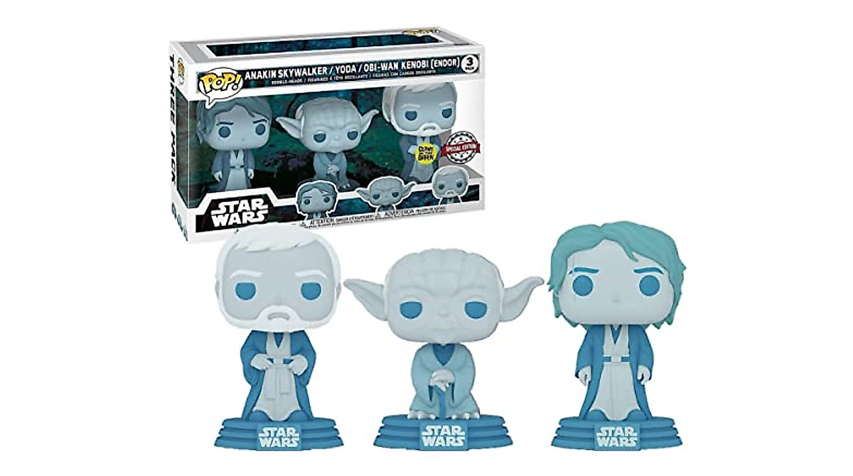Funko Pop! Star Wars Force Ghost 3 Pack - Amazon Exclusive