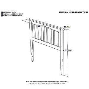 Leo & Lacey Twin Spindle Headboard in White
