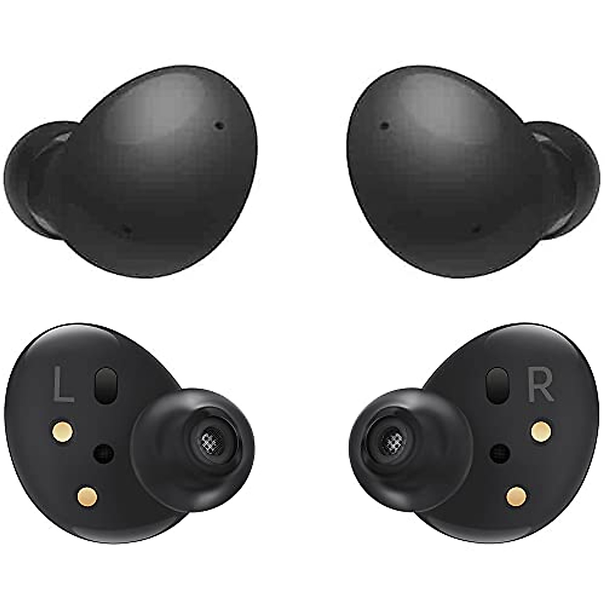 Samsung Galaxy Buds2 (ANC) Active Noise Cancelling, Wireless Bluetooth 5.2 Earbuds for iOS & Android, International Model - SM-R177 (Fast Wireless Charging Pad Bundle) (Graphite)