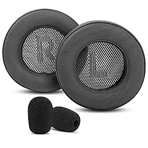 YunYiYi Virtuoso XT Ear Pads Replacement Cushion Compatible with Corsair Virtuoso RGB Wireless SE/Virtuoso XT Gaming Headset Earpads Thicker (Dark Gray)