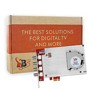 TBS6508 DVB-S2X / S2 / S / T2 / T / C2 / C Multi-standard Octa Tuner PCIe Card