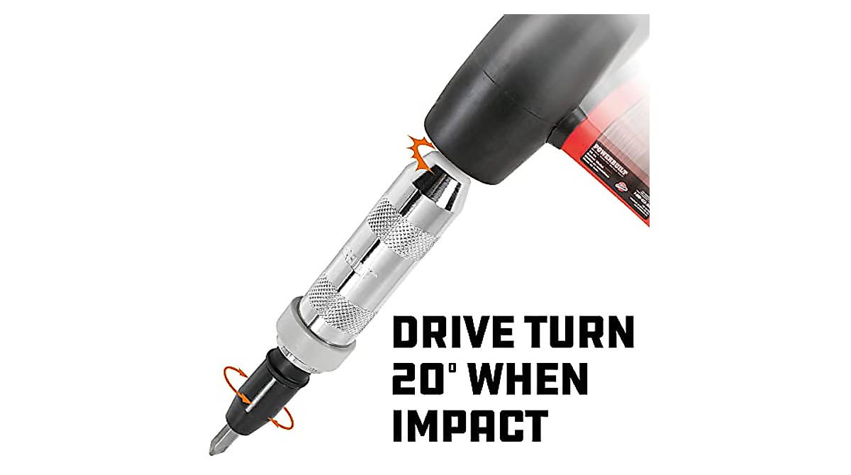 Powerbuilt 1/2 Inch Impact Driver Set - Rusted Screw Solution