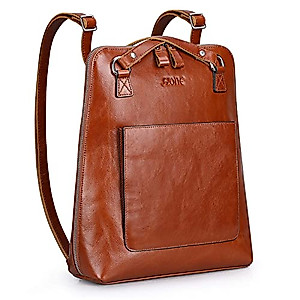 S-ZONE Women Leather Backpack Purse Casual Convertible Shoulder Bags Fashion Rucksack Daypack