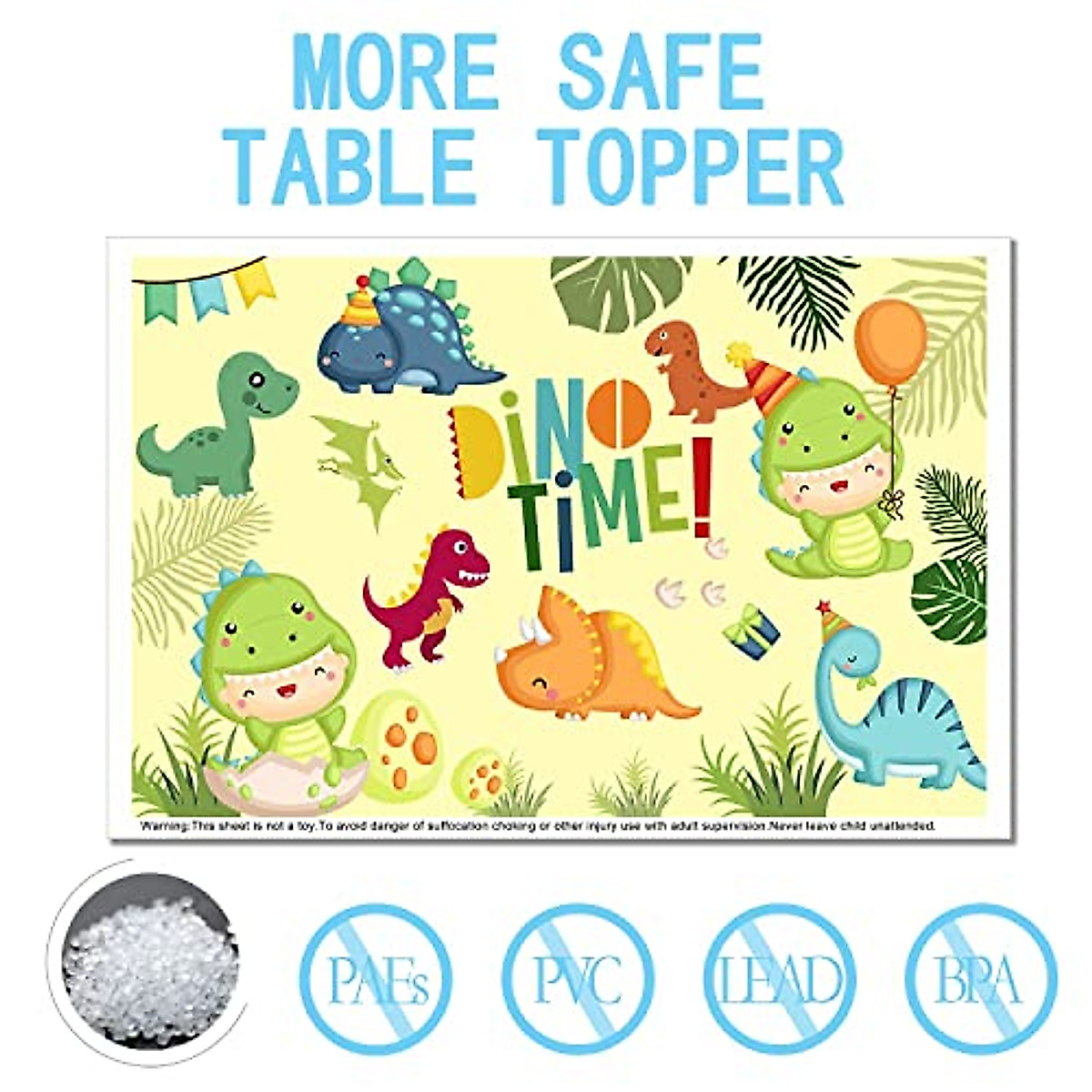 Disposable Stick-on Placemats for Baby& Kids, 40 Pack 12”x18” Waterproof Placemats, Restaurant Portable Table Mats for boy& Girl, Perfect for Dining, Playing Art