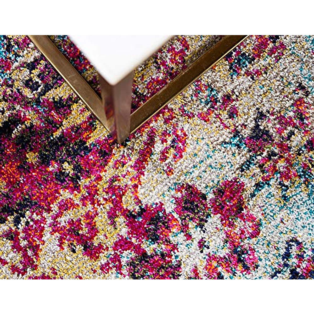 Rugs.com El Paso Collection Rug – 9'x12' Multi Medium Rug Perfect for Living Rooms,Large Dining Rooms,Open Floorplans,Multicolor