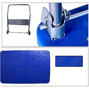 Generic Carts,Platform Trucks,Home Hand Trolley Folding Truck Cart Heavy Duty Flat Bed Transport Warehouse Office/a