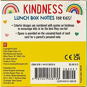 Kindness Lunch Box Notes for Kids! (Set of 60 cards)