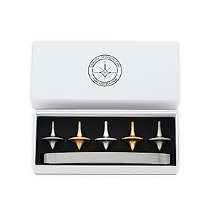 ForeverSpin Mini Metal Museum(5 Unique Tops, 1 Dock) - World Famous Spinning Tops