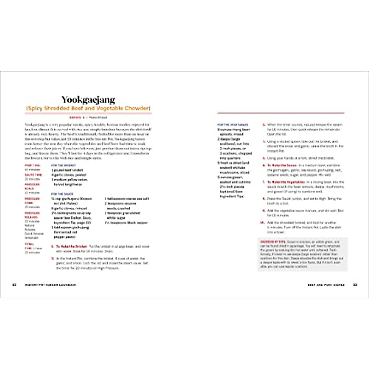 Instant Pot Korean Cookbook: Traditional Favorites Made Fast and Easy