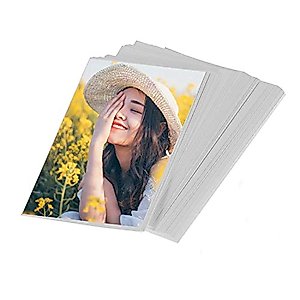 Liwute 4x6 Inches Photo Paper Both Sides 157gsm For Laser Printer, 100sheets Laser Printing Coated Paper