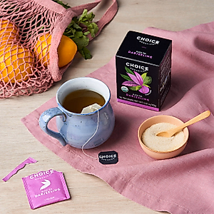 Choice Organics - Organic Darjeeling Tea (6 Pack) - Fair Trade - Compostable - Contains Caffeine - 96 Organic Black Tea Bags