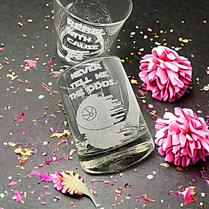 Brindle Southern Farms Star SW Drinking Glass Set of 4 Etched Rocks Whiskey Glasses Sci-fi Space Star Noises Wars Whiskey Glass Gift for Adults, Wars Glassware Barware