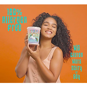 Unicornucopia Cotton Candy 3oz - 6 Flavor Rainbow Cotton Candy - Unicorn Birthday Party Favors Candy for Party Bags - Individual Cotton Candy Favors Goodie Bag Stuffers Bulk Carnival Candy Rainbow Party Favor for Kids Birthday