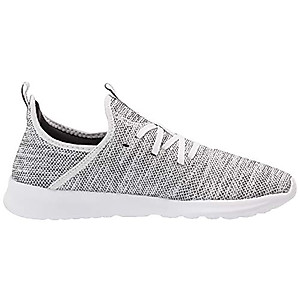 adidas Women's Cloudfoam Pure Running Shoe, White/White/Black, 5
