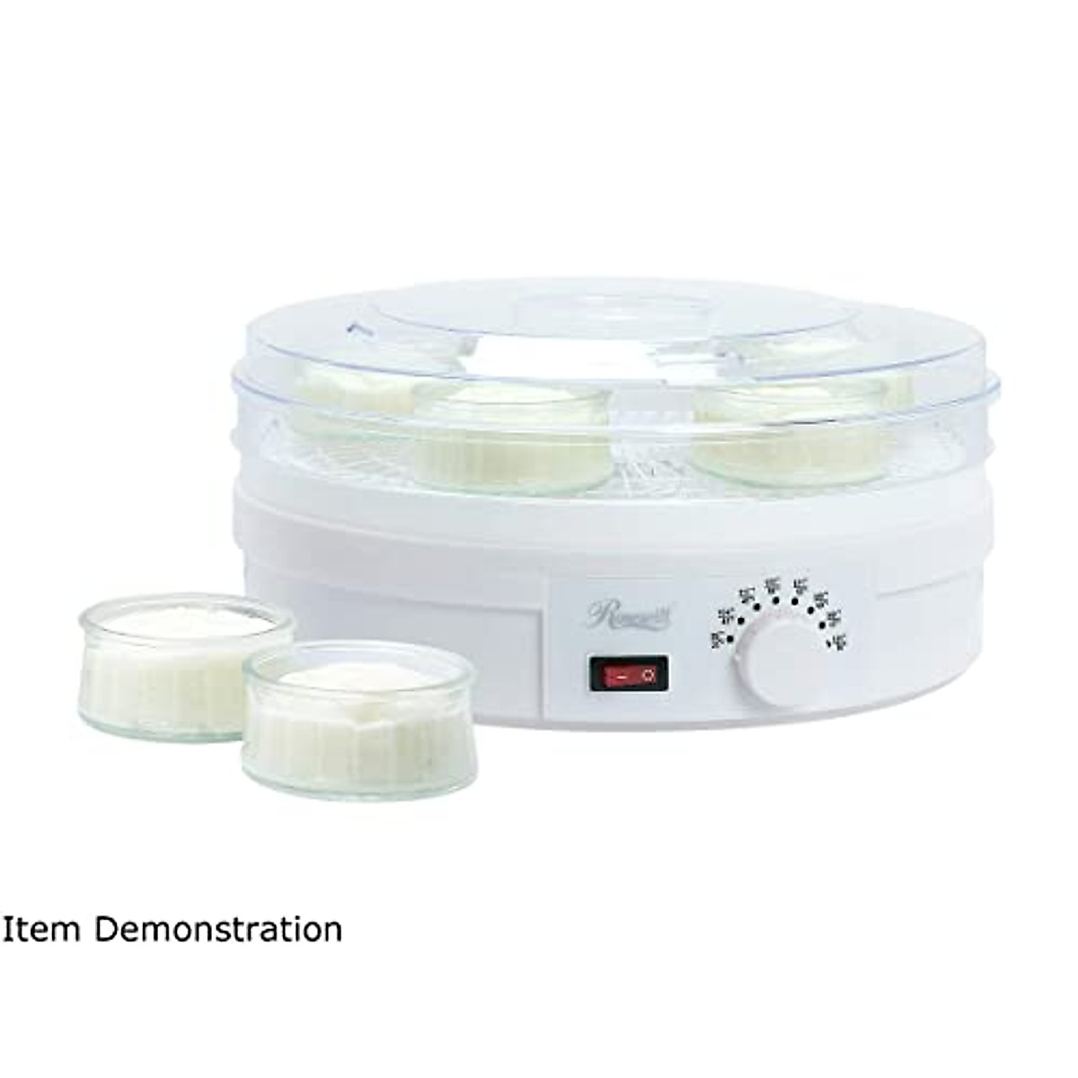 Rosewill Countertop Portable Electric Food Fruit Dehydrator Machine with Adjustable Thermostat, BPA-Free 5-Tray RHFD-15001