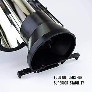 Solar Kettle Thermal Flask Survival Gear With Temperature Gauge (Black)