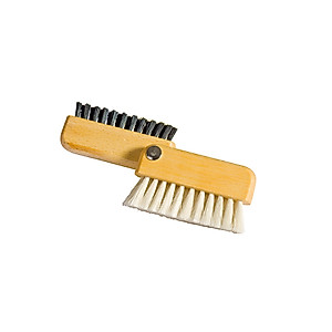 REDECKER Goat Hair/Natural Pig Bristle Laptop Brush with Oiled Beechwood Handle, 3-Inches - German Goat Hair Laptop Brush