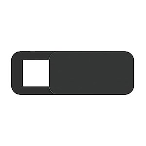 Webcam Cover Strong Suction Dust-Proof Privacy Protection Anti-peep Ultra-Thin Camera Sticker Slider for Laptop PC Tablet Valentine's Day/Mother's Day/Father's Day/Christmas/Birthday Gifts - Black