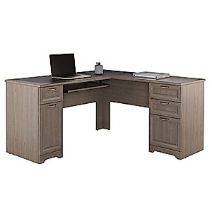 Realspace® Magellan 59"W L-Shape Corner Desk, Gray