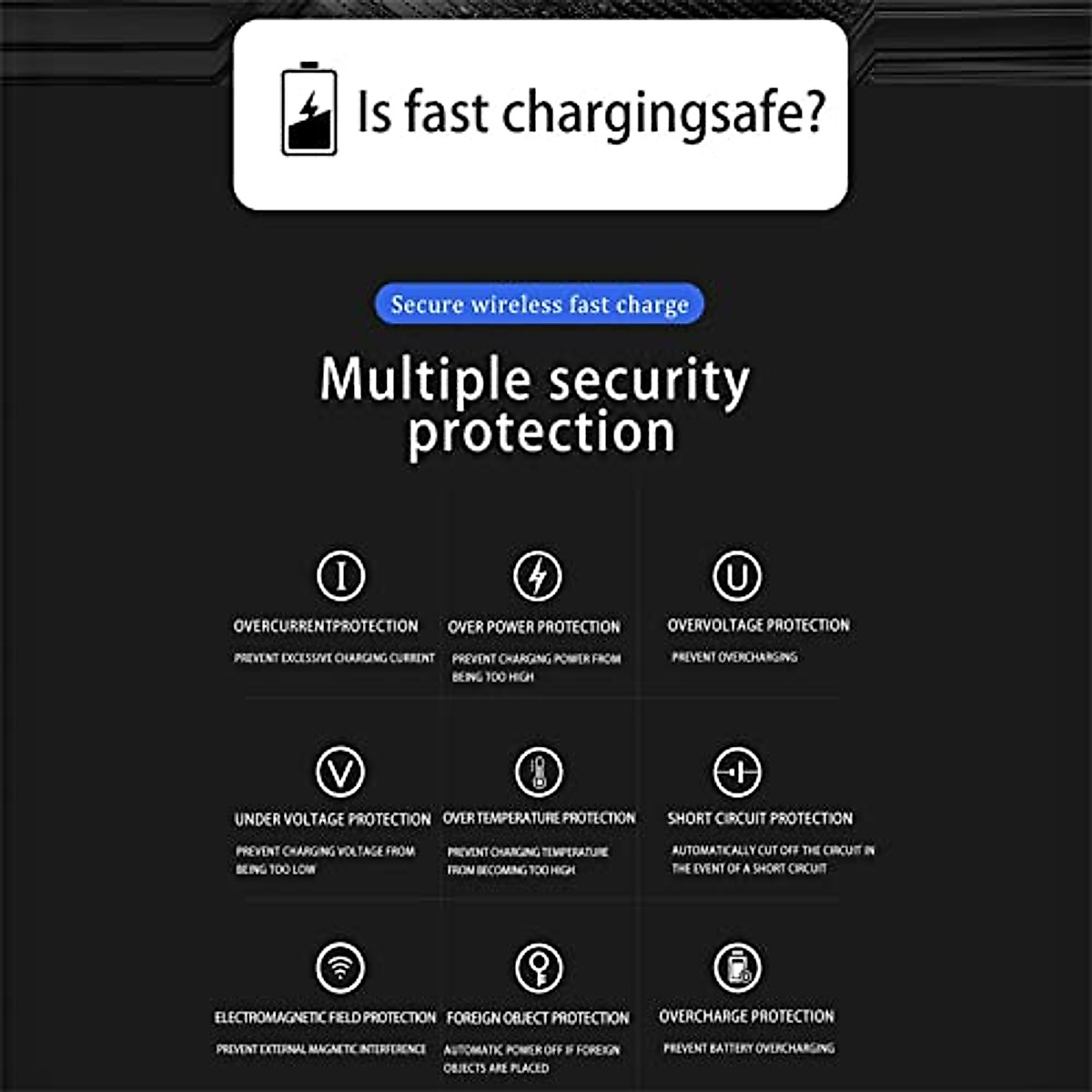 #8gf231 Wireless Car Charger Mount-Triangle Linkage Automatic Clamping Qi Fast Charging