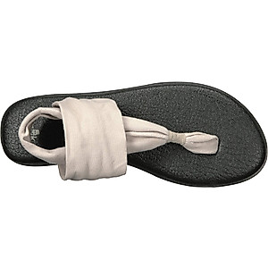 Sanuk Women's Yoga Sling 2 | Sandals for Women | Yoga Sandals For Women | Memory Foam Footbed | Two-Way Stretch Upper, Light Natural, 8