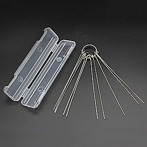 Utoolmart 4 Set Welding Tip Cleaner, Nozzle Cleaner Gas Welding Brazing Cutting Torch Tip Cleaner Needle