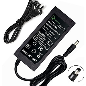 42V 2A Charger 1 Prong for 36V Electric Scooter Lithium Battery, Fast Smart Replacement for All Brands 36 Volt Electrical Escooter Ebike