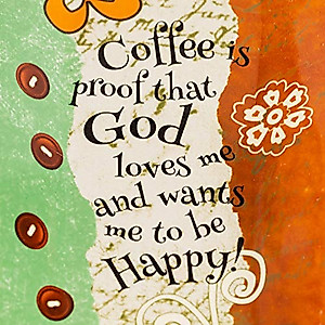 Divinity Boutique Coffee Ceramic Spoon Rest, Multicolor