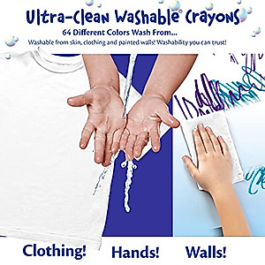 Crayola Washable Crayons, School Supplies, 24 Count