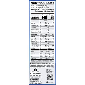 ACT II Butter Lovers Microwave Popcorn, 3-Count 2.75-oz. Bags