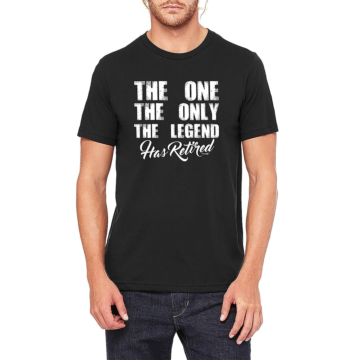 TEE The One The Only The Legend Has Retired, Retirement Gift TEE-0079-S-Black