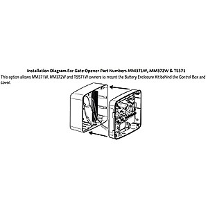 Mighty Mule MMB200 Battery Enclosure, Black