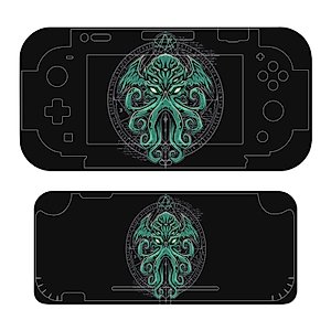 Cthulhu Switch Skin Sticker Pretty Pattern Full Wrap Skin Protective Film Sticker Compatible with Switch Lite
