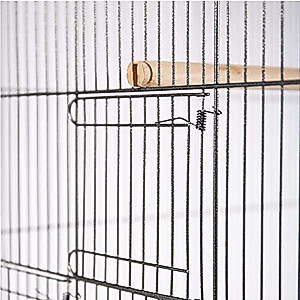 Prevue Hendryx F050 Pet Products Wrought Iron Flight Cage, X-Large, Hammertone Black