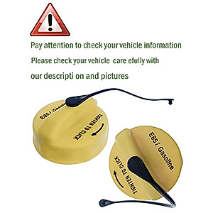 E85 Gas Cap,Fuel cap For Jeep Chrysler Dodge Ram 1500 Dakota Durango Journey Dart Durango Grand Caravan Avenger & Chrysler 200 Sebring Aspen Town & Country & Jeep Commander Cherokee Grand Cherokee