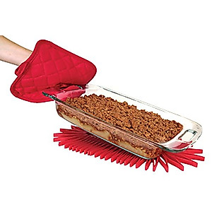 Spice Ratchet Blossom Multi-Use Silicone Trivet, Kiwi Green