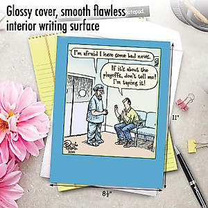 NobleWorks - Big Funny Birthday Greeting Card 8.5 x 11 Inch with Envelope (1 Pack) Large Jumbo Bday Bad News J9770