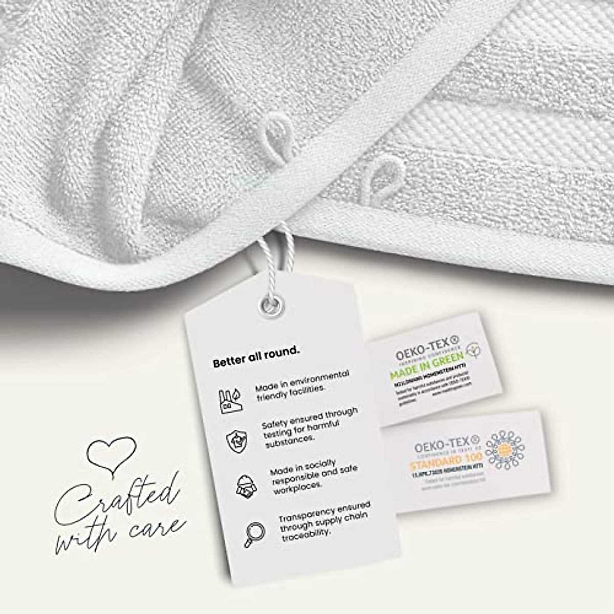 Jumbo Bath Sheets Towels For Adults 35" x 70" - 2-Pack - 100% Cotton White Bath Sheet Set - Extra Large Oversized Bath Towels, Absorbent Bath Towel Set, Heavenly-Soft Bathroom Towels - Oeko-Tex Towels