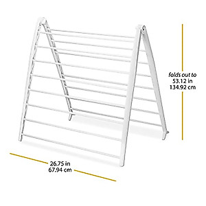Whitmor Spacemaker Drying Rack, White
