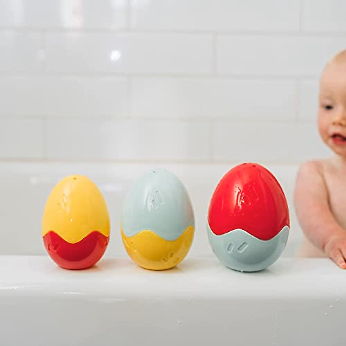 Dr. Brown's Baby and Toddler Toothbrush, Green Dinosaur 1-Pack 1-4 Years, CleanUp Float & Hatch Dino Eggs Bath Toy, 6m+, Dino-Soft Baby Bath Spout Cover, BPA Free, Certified Plastic Neutral