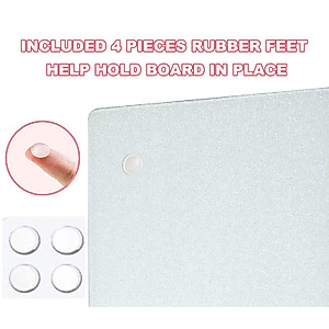 Tempered Glass Cutting Board Vector lemon seamless border stock illustration Tableware Kitchen Decorative Cutting Board with Non-slip Legs, Serving Board, Large Size, 15" x 11"