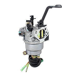 Fullas Huayi Carburetor Manual Choke P27-2D Compatible with Generac GP8000E and Harbor Freight 16HP 17HP 420CC 440CC Gasoline Engine for 6000W 6500W 7000W 8000W 9000W Portable Gas Generator