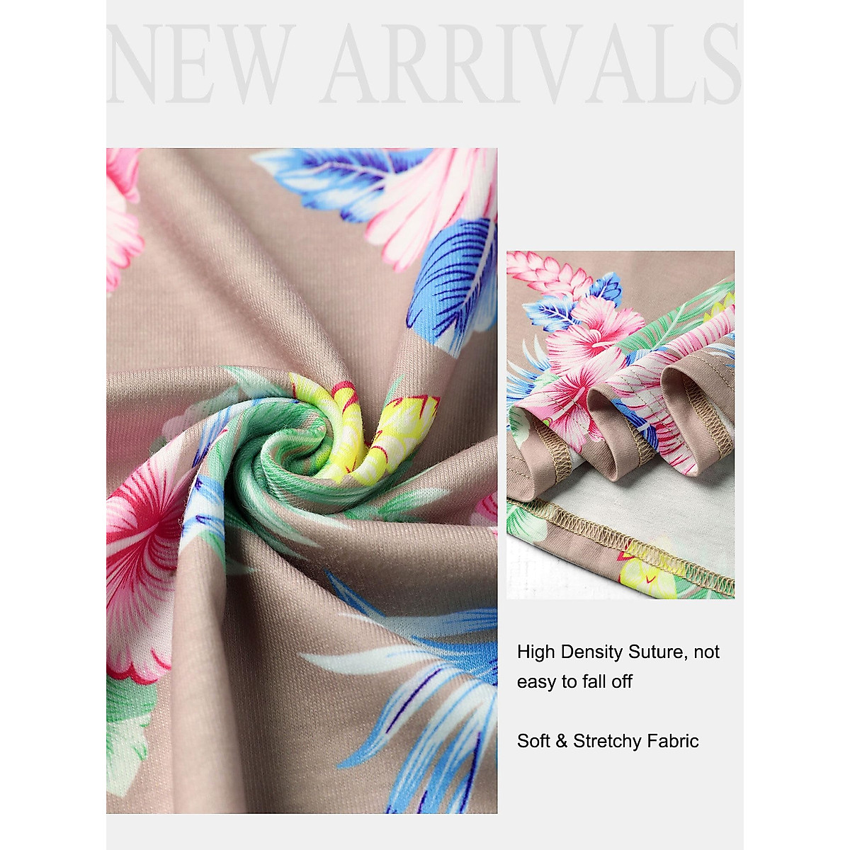 ZXZY Womens Hawaiian Shirt Vintage Leaf Floral Printed Tropical Tops V Neck Puff Long Sleeves Shirts Coffee