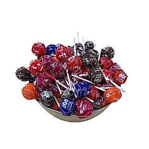 Assorted Fruit Flavored Tootsie Pops 3.5-Lbs- Five Classic Flavors Bulk Pack Of America's Favorite Lollipops - Individually Wrapped (56-Oz)