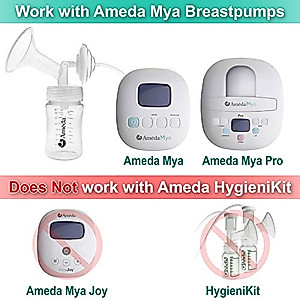 Nenesupply Duckbill Valves Compatible with Ameda MYA and Ameda MYA Pro Breastpumps. Replacement Kit for Ameda MYA and Ameda Pump Parts Replace Ameda Valves Compatible with Ameda Flange