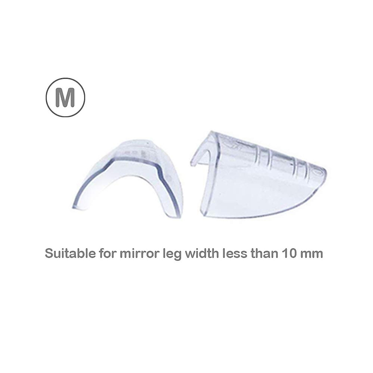 Korty 3 Pairs Eye Glasses Side Shields, Flexible Slip on Side Shields for Safety Glasses Fits Small to Medium