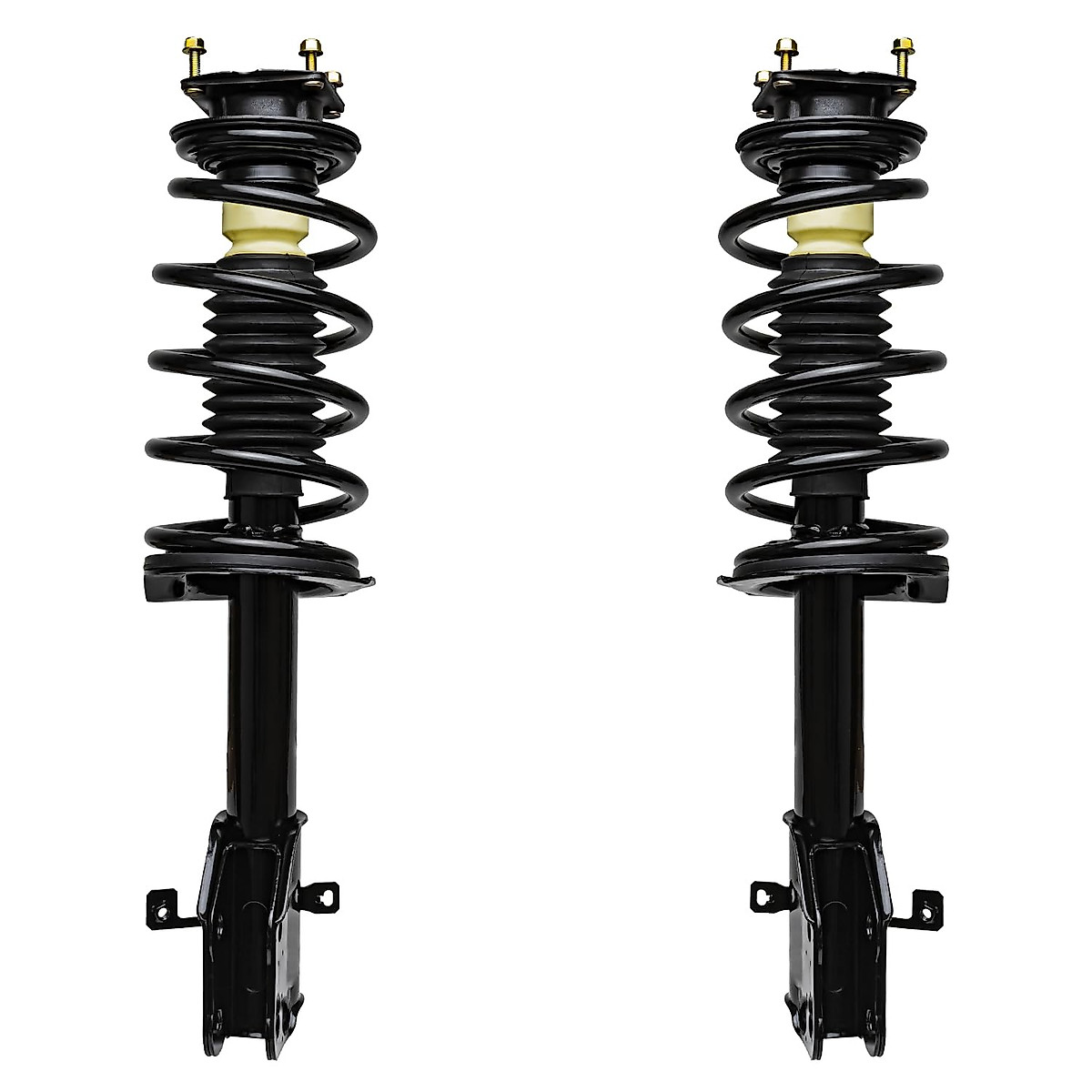 Detroit Axle - 2 Front Struts for 11-14 Ford Edge, 11-15 Lincoln MKX Complete 2 Struts with Coil Spring 2011 2012 2013 2014 Replacement Quick Install Ready Strut Shock Assembly