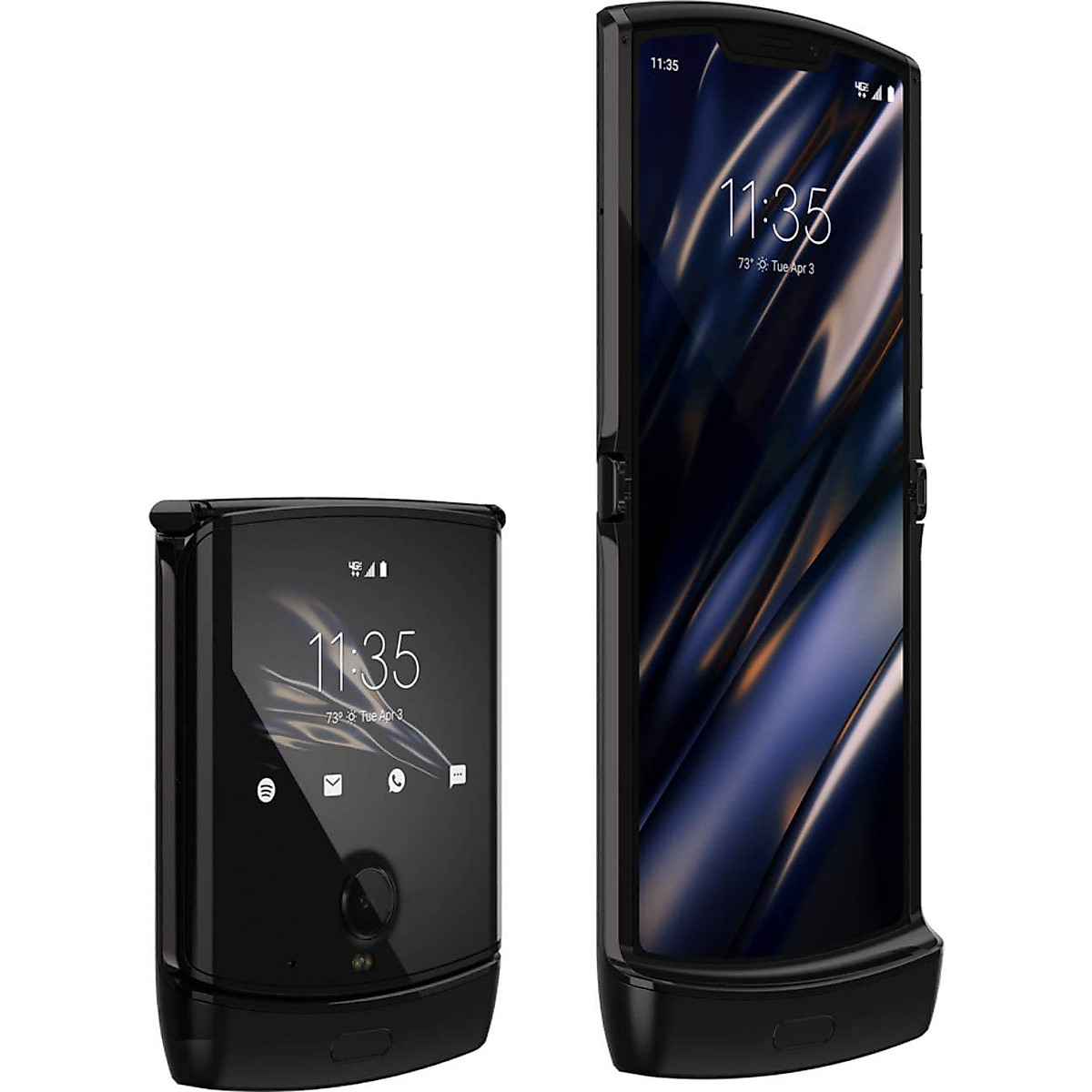 Motorola Razr 2019 Single-SIM 128GB + 6GB RAM (GSM Only | No CDMA) Factory Unlocked 4G/LTE Smartphone (Noir Black) - International Version