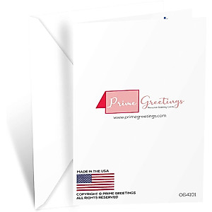 Prime Greetings 6 Pack Thank You Cards For Healthcare, Nurse, Doctor, Made in America, Eco-Friendly, Thick Card Stock with Premium Envelope 5in x 7.75in, Packaged in Protective Mailer